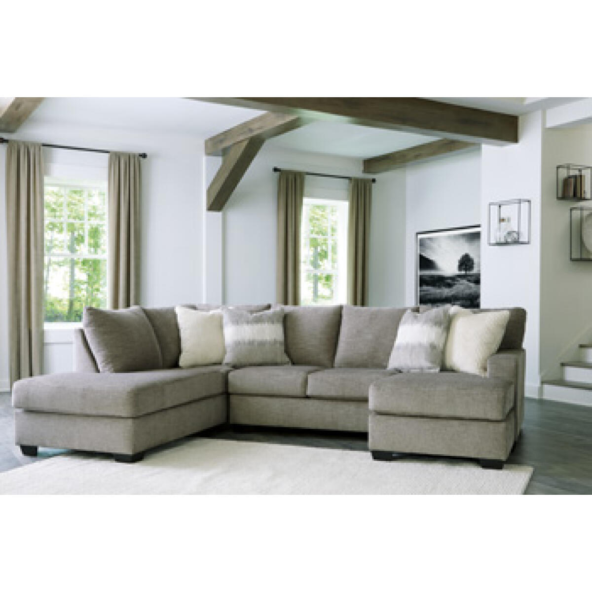 Creswell 2-Piece Sectional with Chaise – Northern Mattress & Furniture ...